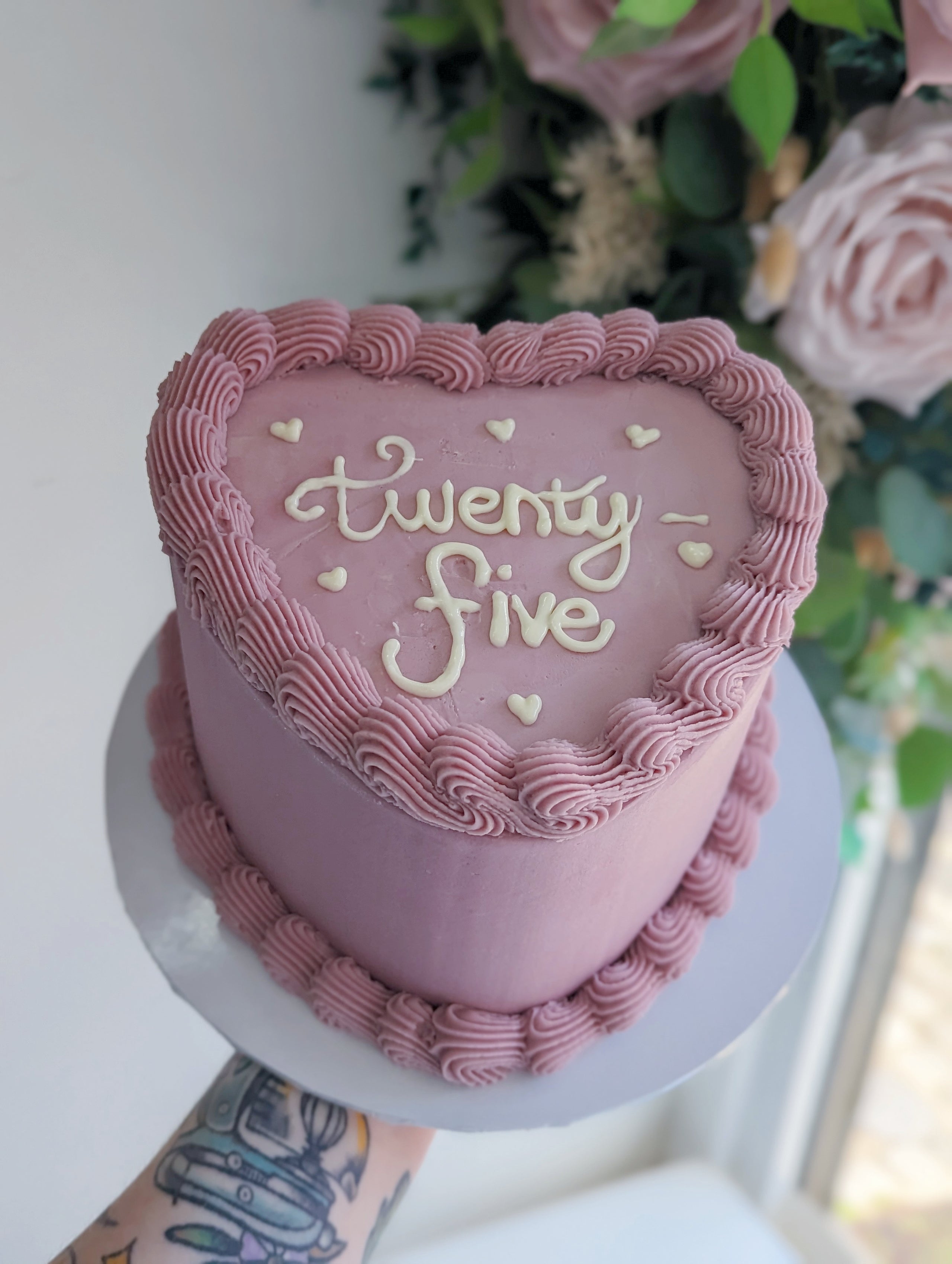 Simple Heart Cake | Sapphire Cake Co.