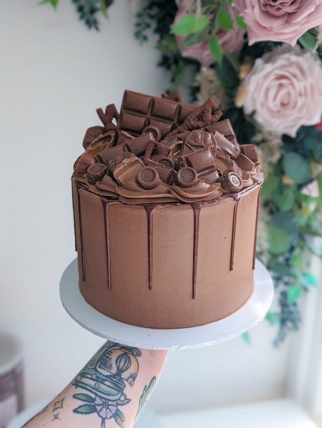 Loaded Chocolate Drip Cake | Sapphire Cake Co.