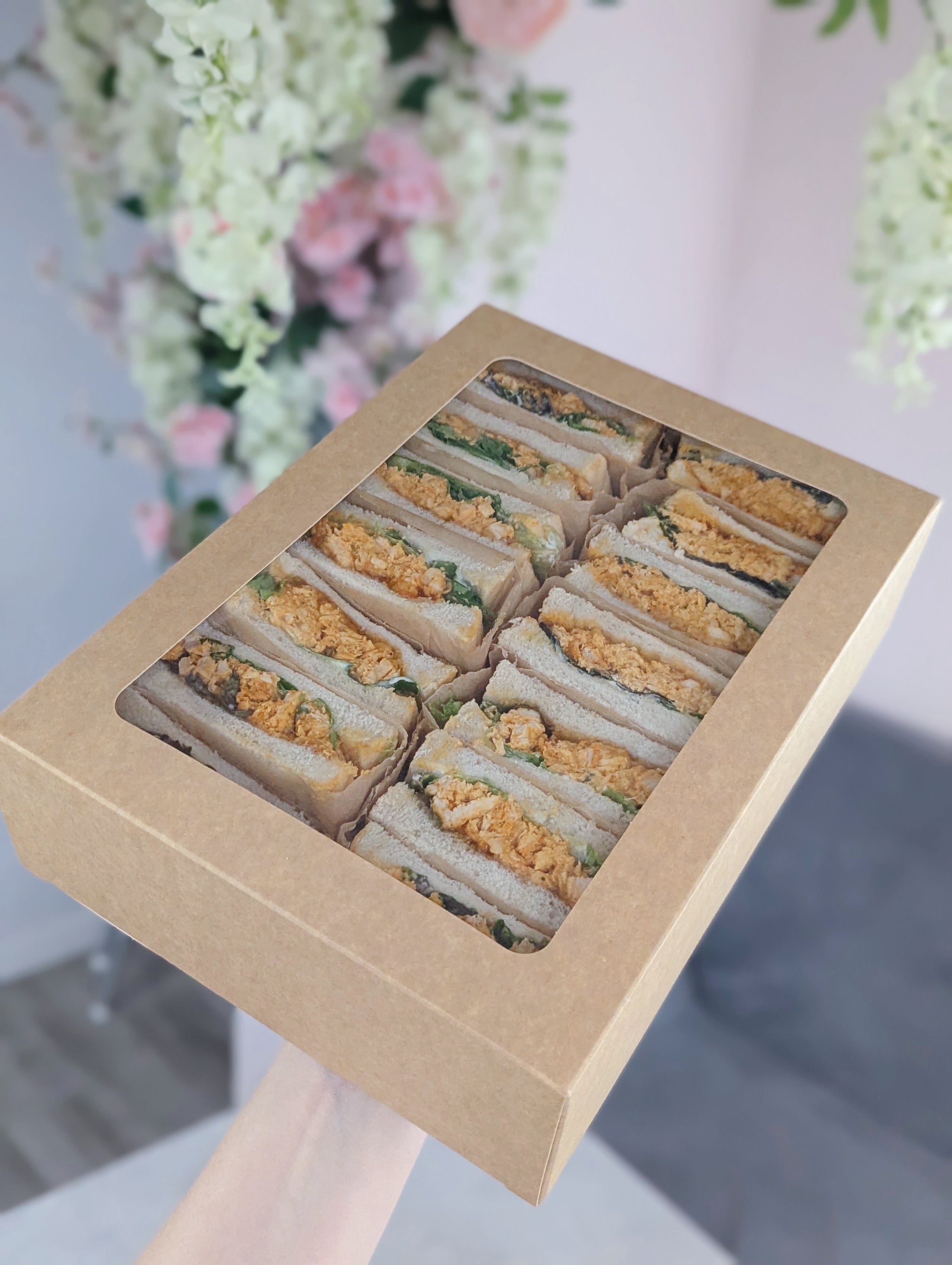 Chicken Tikka Mayo Sandwiches (Box of 14) | Sapphire Cake Co.